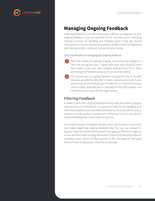 The Feedback Playbook | PDF