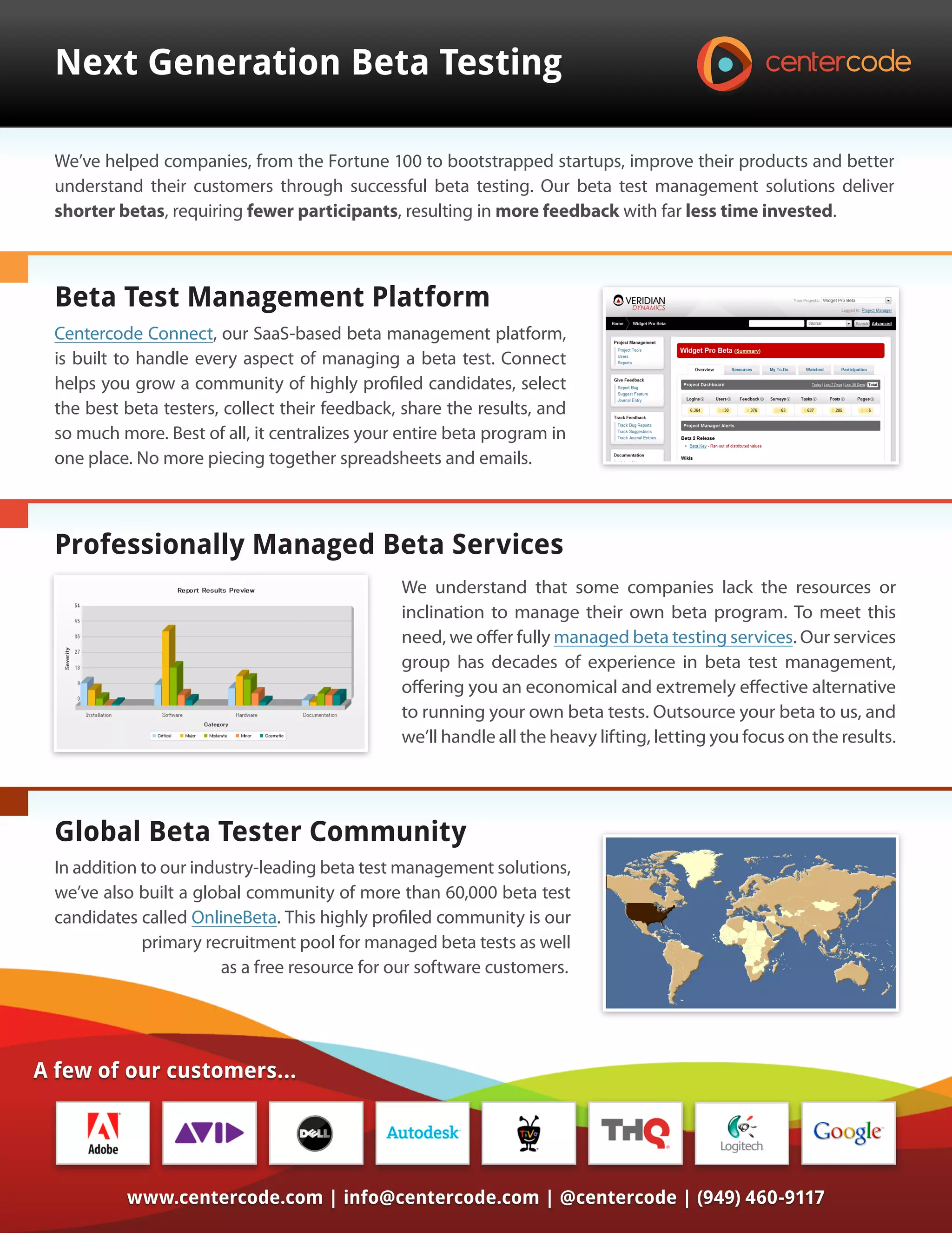 What does Centercode do? | PDF | Technology & Computing