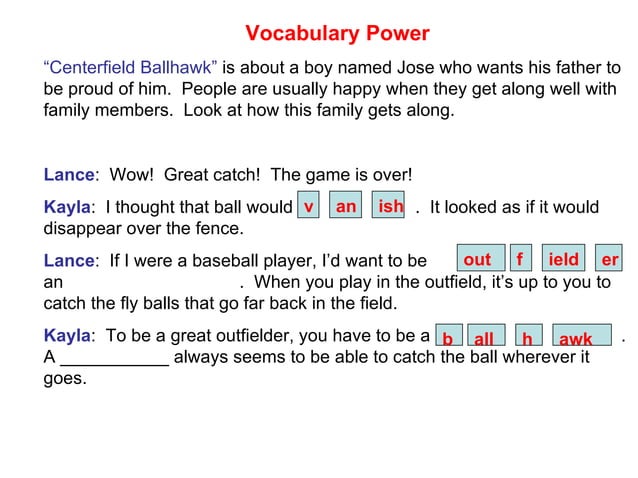 Centerfield Ballhawk Ppt | PPT