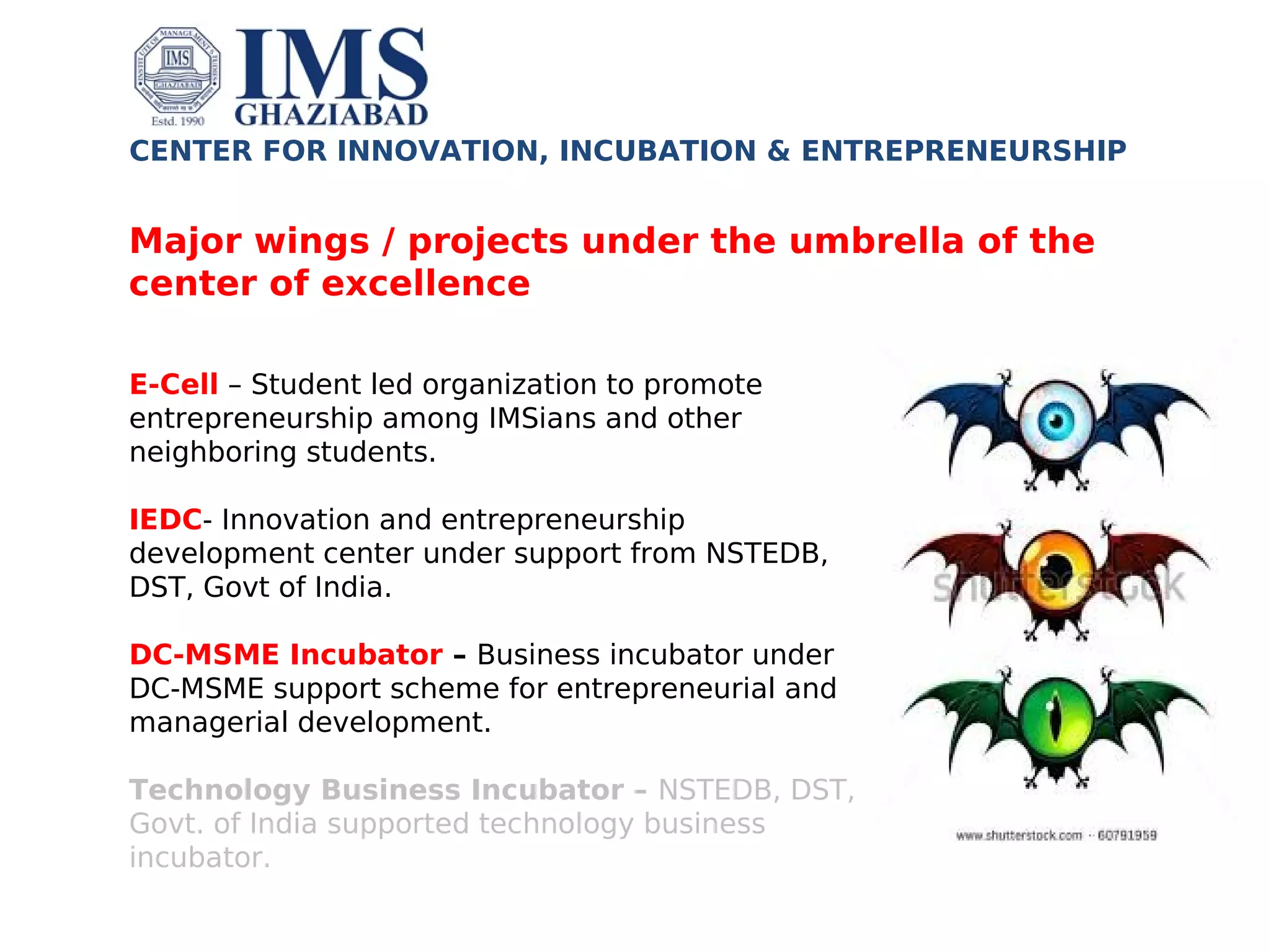 Center for innovation, incubation & entrepreneurship | PDF