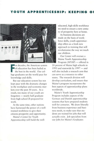 Center for youth_apprenticeship-6pgs-1990s-edu | PDF | Professional ...