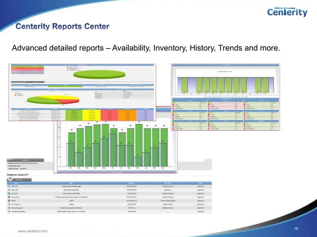 Centerity Solution overview | PPTX | Databases | Computer Software and ...