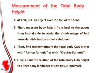 Center of gravity | PPTX