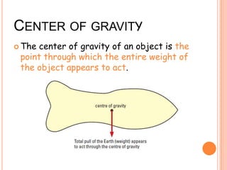 Center of gravity | PPTX