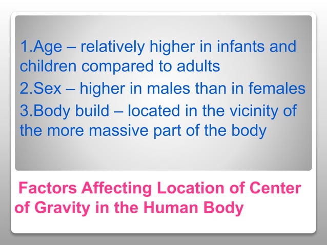 Center of Gravity | PPTX | Physics | Science
