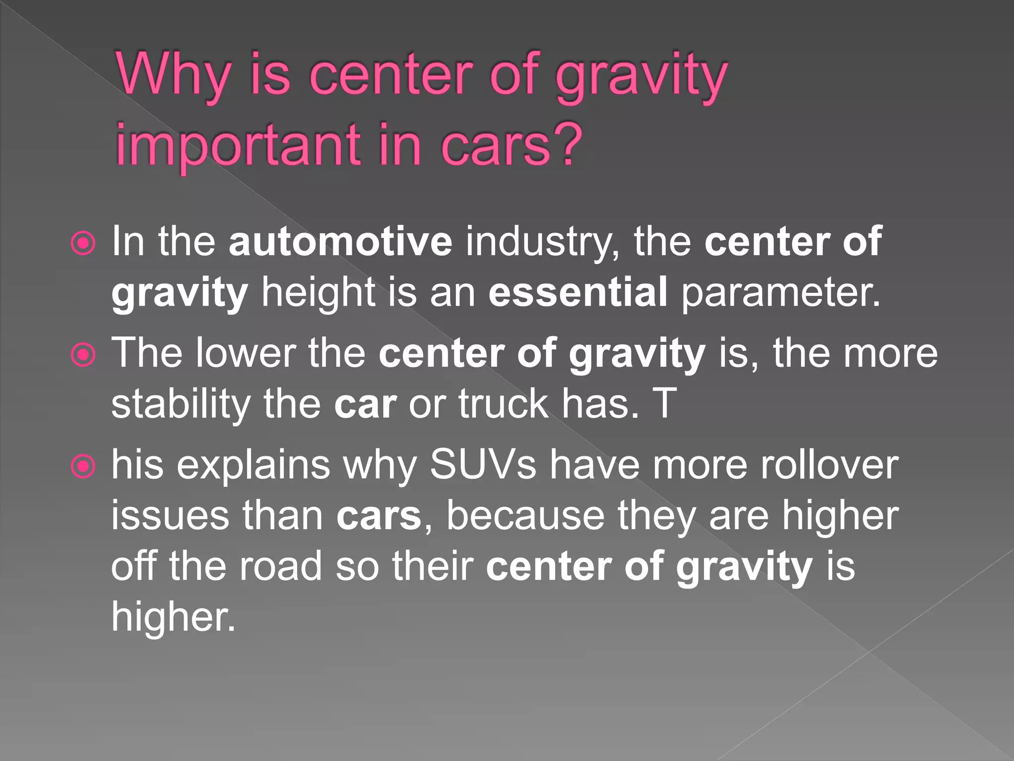 Center of gravity | PPTX
