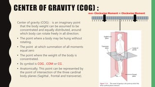 Center of gravity and stability | PPTX