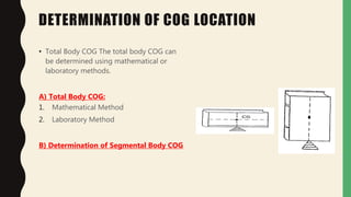 Center of gravity and stability | PPT