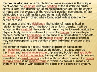 Center of gravity (for nursing) | PPTX