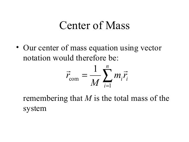Center of mass