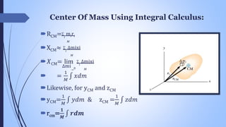 Center of mass ppt. | PPTX