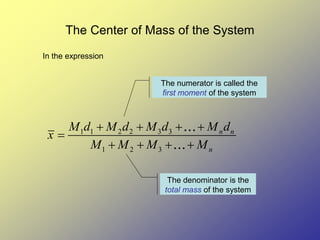 Finding the Center of Mass (1) for several objects.ppt