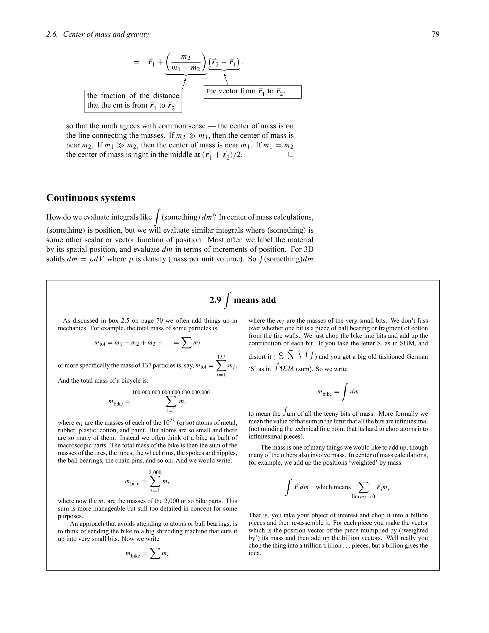 Center of mass and gravity | PDF