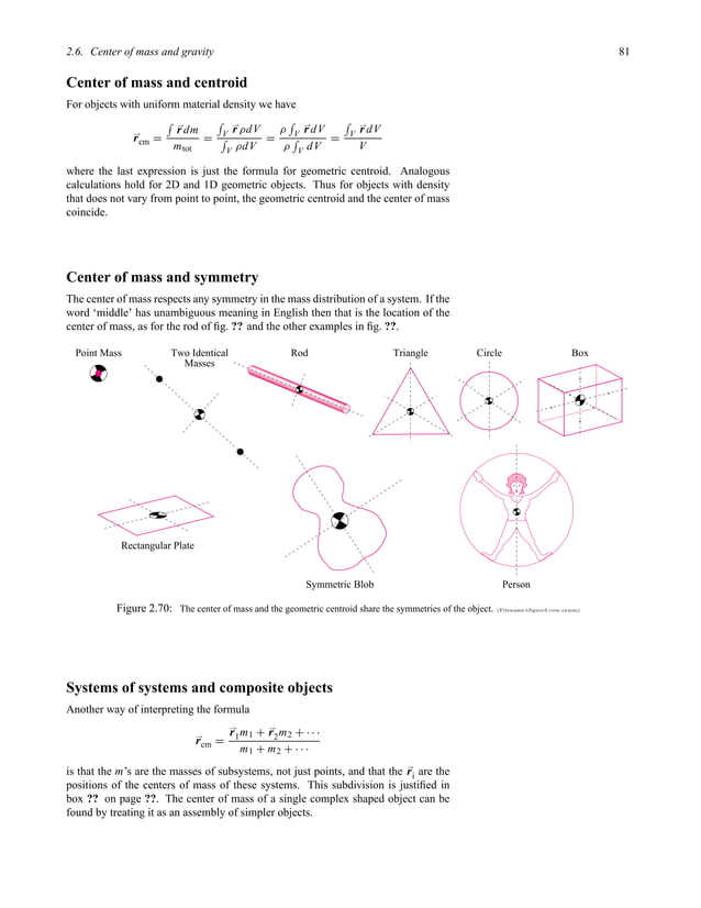 Center of mass and gravity | PDF