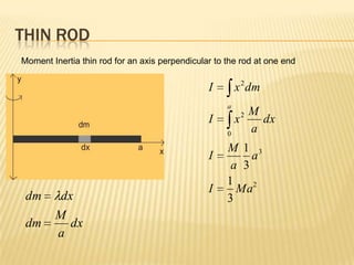 Center of mass and momen inertia | PPTX