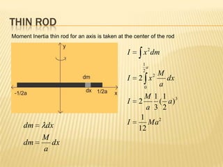 Center of mass and momen inertia | PPTX
