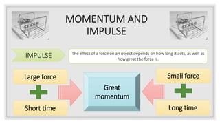 Center of mass, momentum, impulse, | PPTX