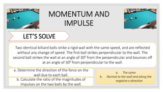 Center of mass, momentum, impulse, | PPTX