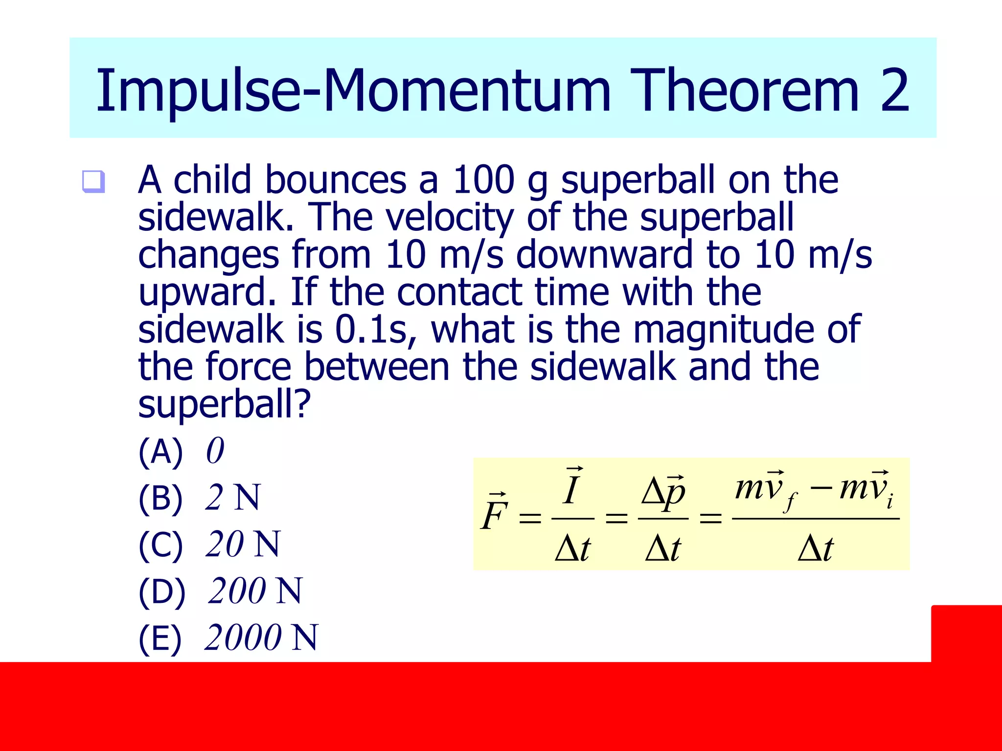 MOMENTUM, IMPULSE AND COLLISION | PPTX