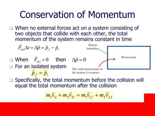 MOMENTUM, IMPULSE AND COLLISION | PPTX