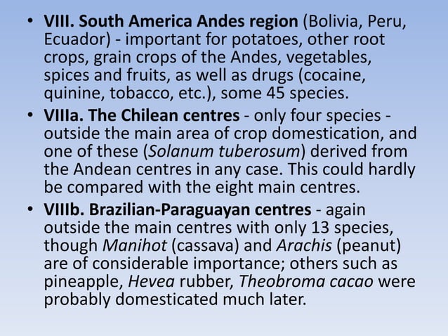 Center of origin of crop plants | PPTX | Gardening | Home & Garden