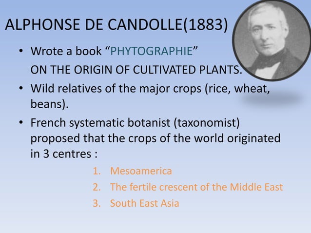 Center of origin of crop plants | PPTX | Gardening | Home & Garden