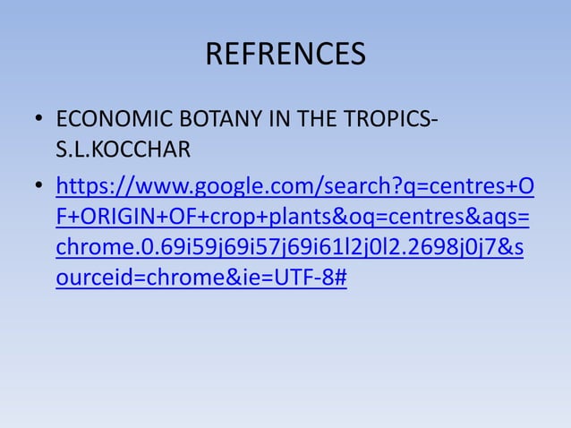 Center of origin of crop plants | PPTX | Gardening | Home & Garden