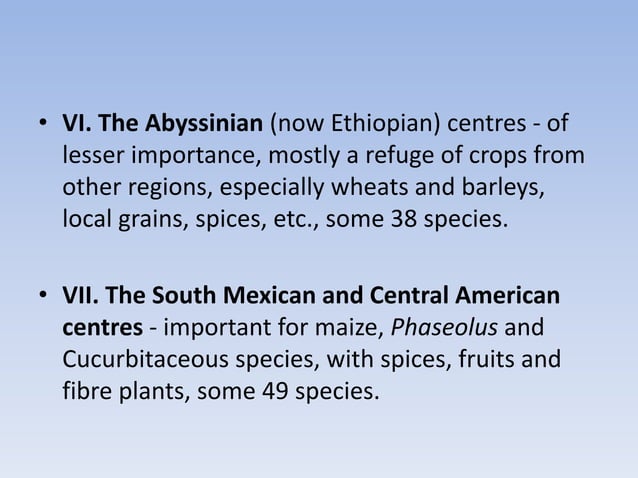 Center of origin of crop plants | PPTX | Gardening | Home & Garden