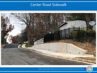 Center Road sidewalk | PPTX