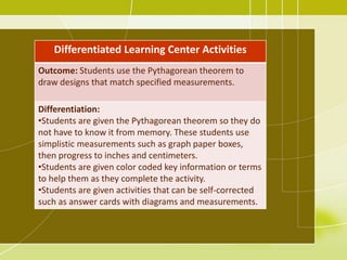 Designing Learning Centers | PPTX