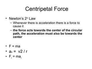 Centipetal force[1] | PPT