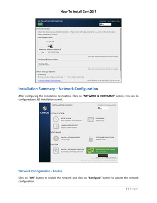 How To Install CentOS 7 | PDF