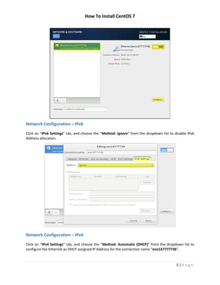How To Install CentOS 7 | PDF