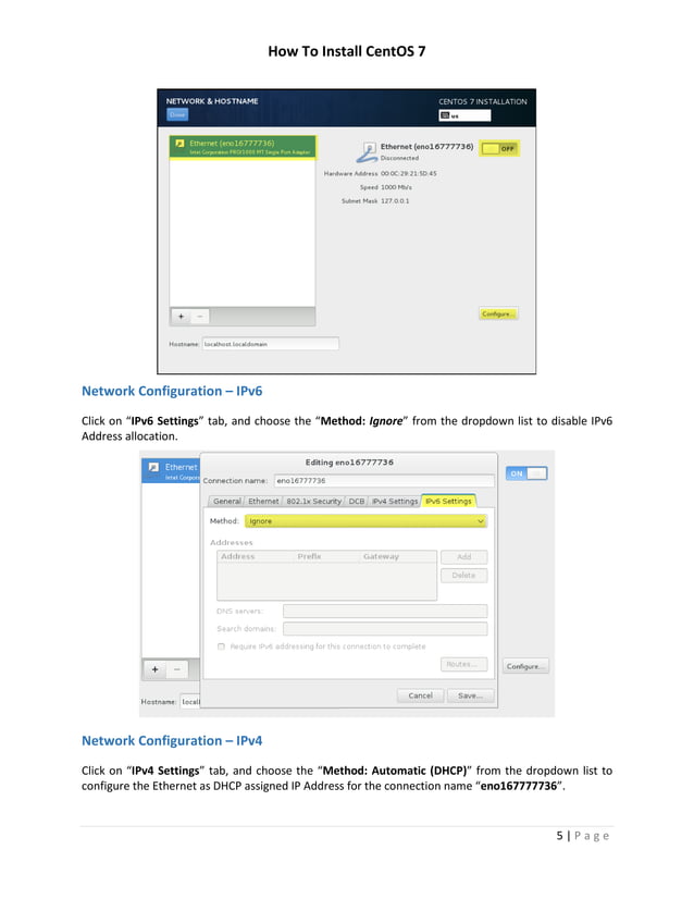 How To Install CentOS 7 | PDF