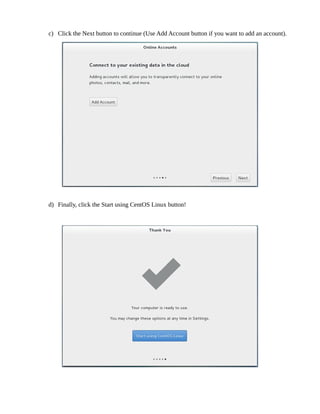 Centos 7 Installation Steps | ODT | Operating Systems | Computer ...
