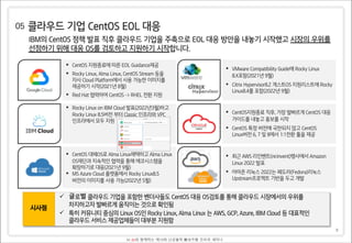 (발표자료) CentOS EOL에 따른 대응 OS 검토 및 적용 방안.pdf