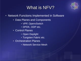 CentOS NFV SIG Introduction and Update | PPT