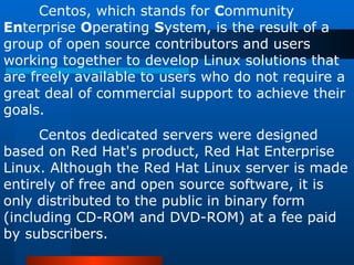 Centos operating system | PPT