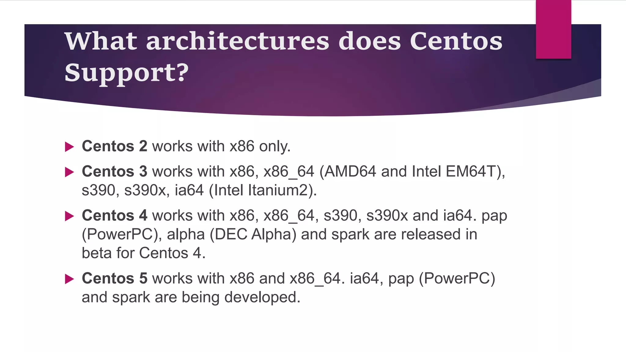 CentOS Operating System Presentation (Southeast University) | PPT