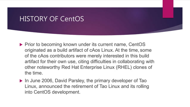 CentOS Operating System Presentation (Southeast University) | PPT
