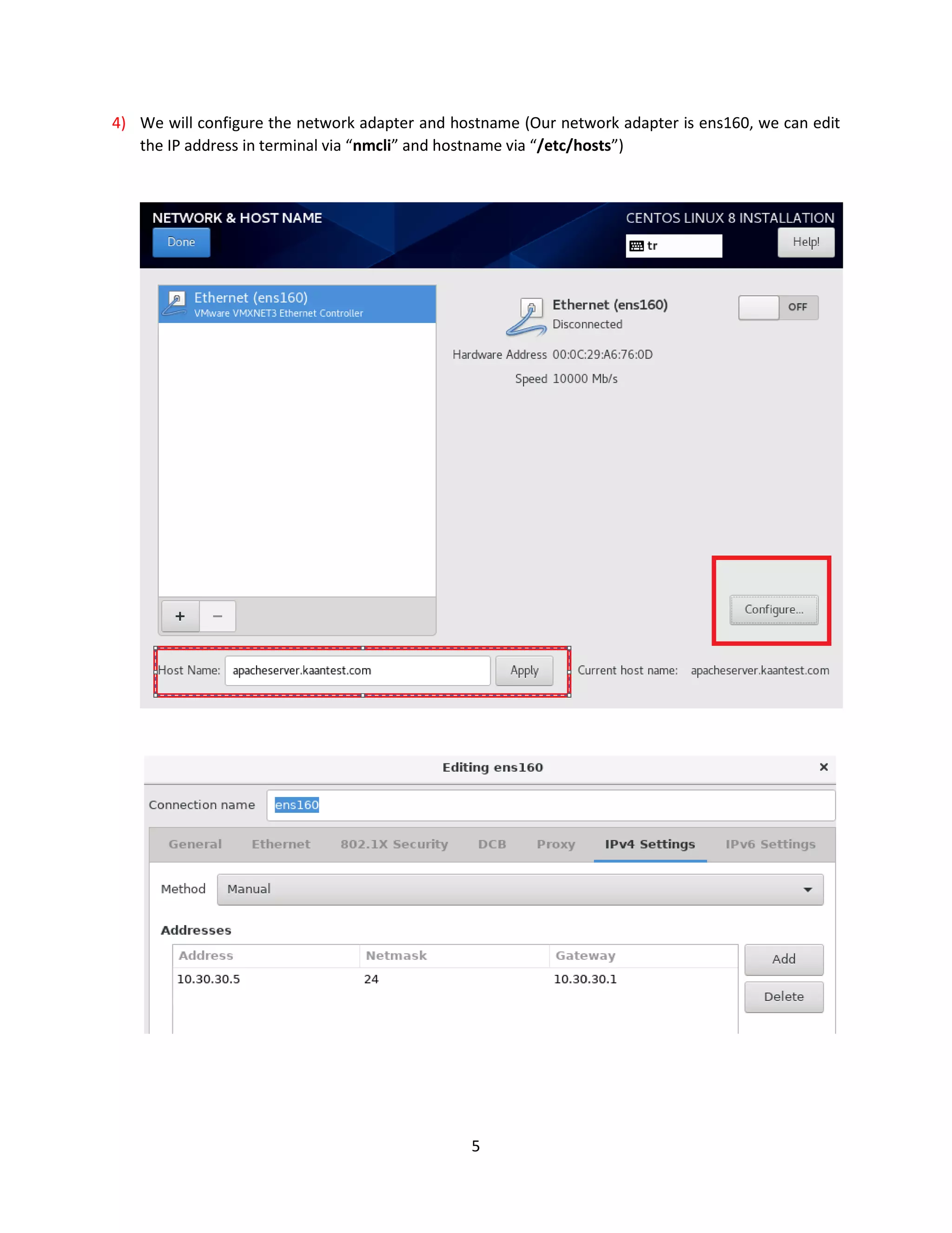 CentOS Server Gui Initial Configuration | PDF