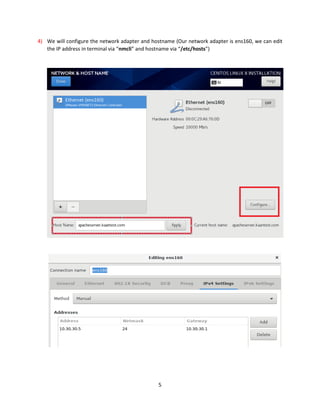 CentOS Server Gui Initial Configuration | PDF