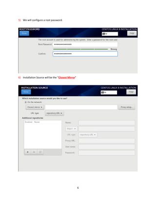 CentOS Server Gui Initial Configuration | PDF