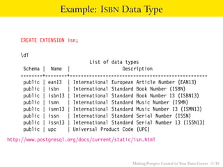 Making Postgres Central in Your Data Center | PPT