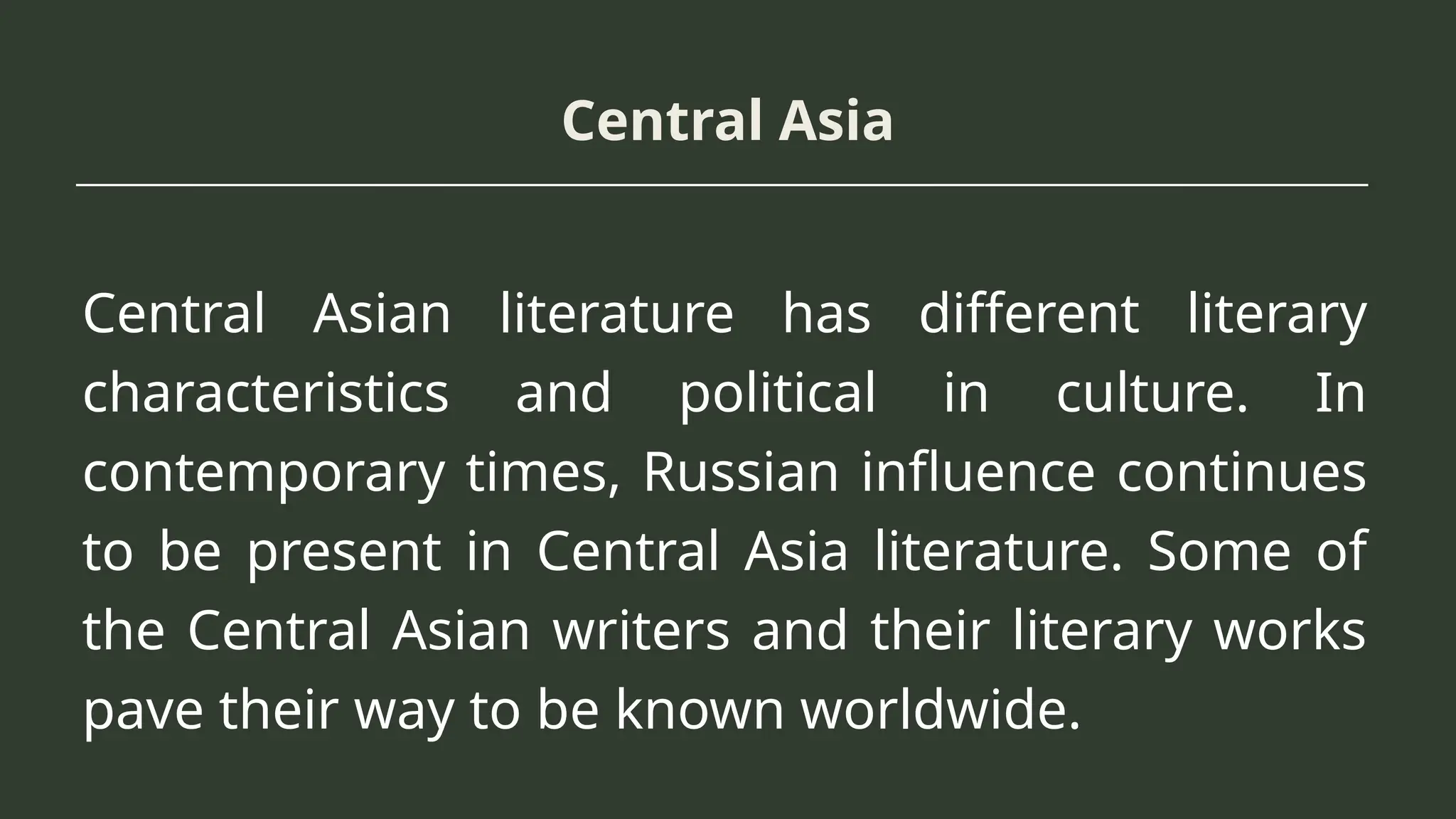 Central-Asia-report-1.pptx FOr educational purposes only | PPTX