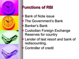 Central Banking (RBI) | PPT