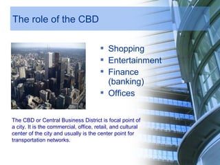 Central Business District (CBD) | PPT