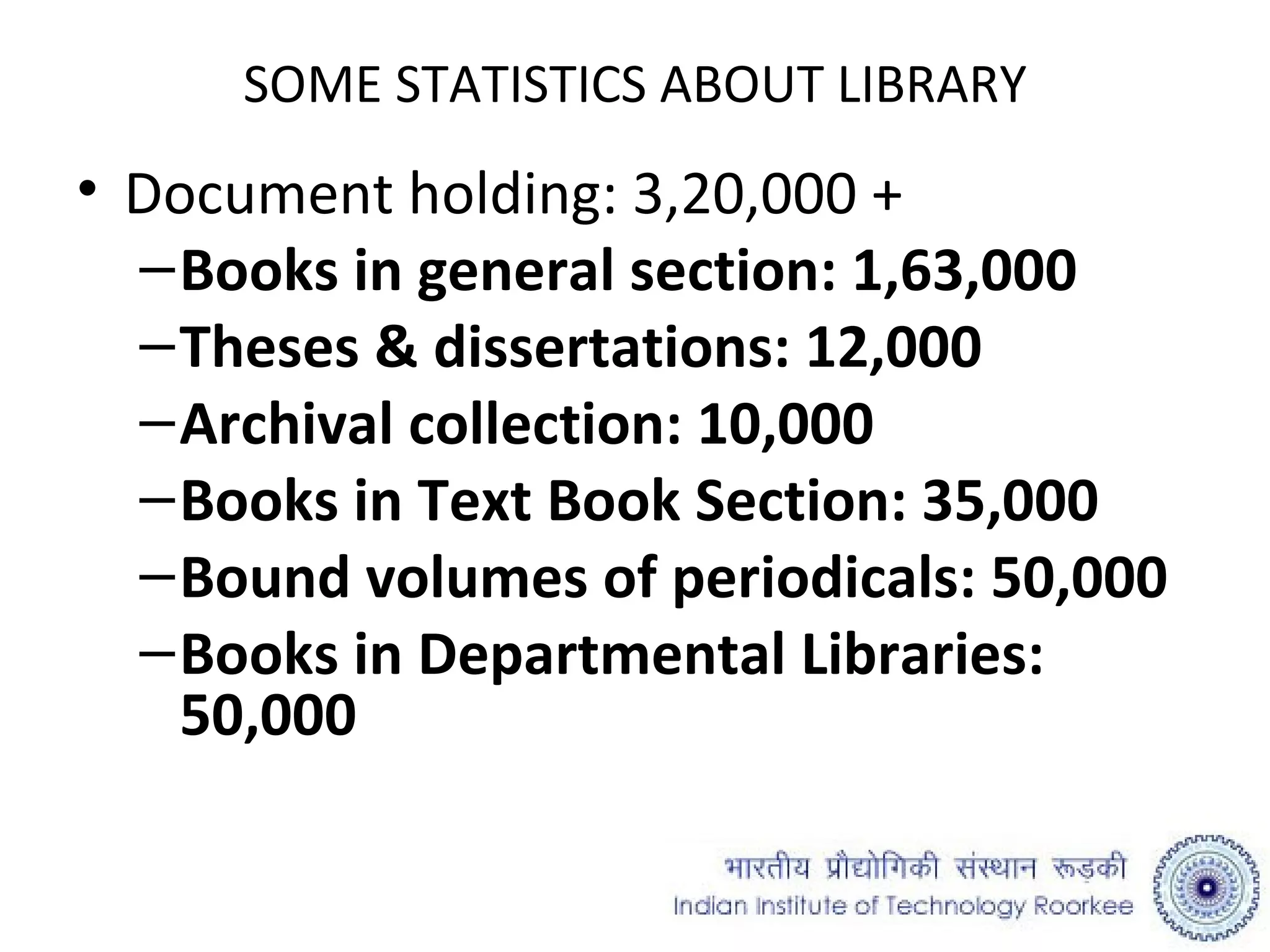 IITR Central Library Presentation | PPT