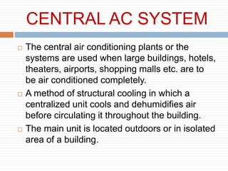 Central ac | PPTX