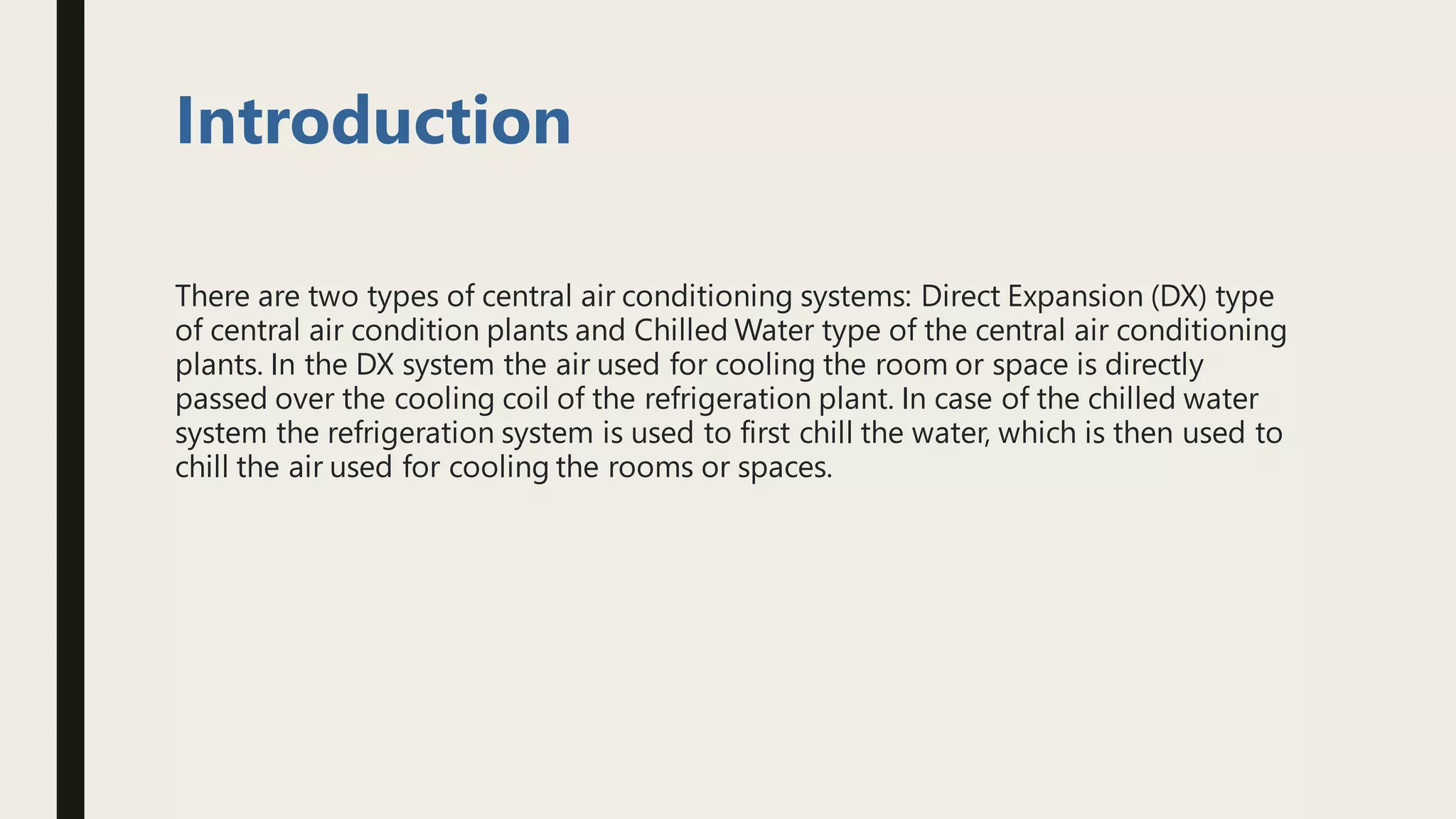 Central Air Conditioning Systems | PDF